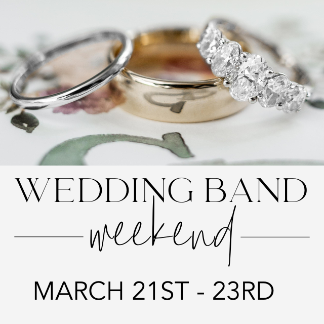 Join Us For Wedding Band Weekend At Colonial Jewelers!
